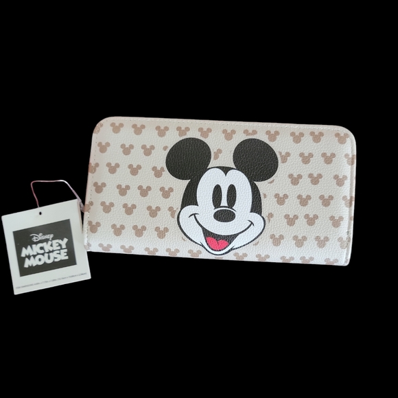 Disney | Bags | Nwt Mickey Mouse Zip Around Wallet | Poshmark
